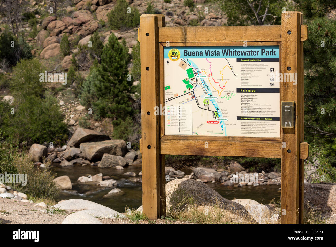 Map of whitewater hi-res stock photography and images - Alamy