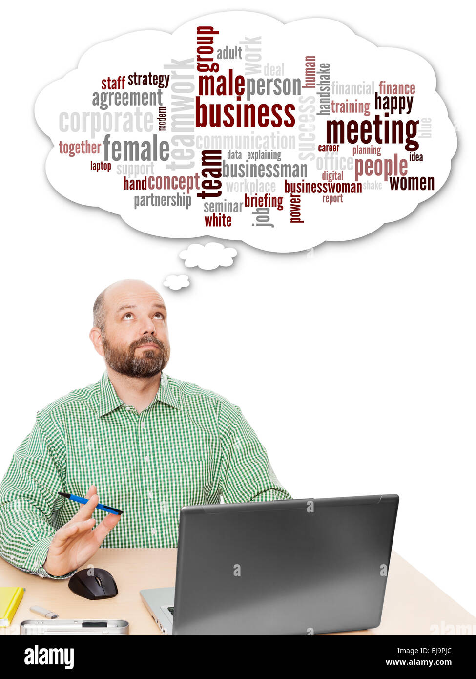 Solution thinking man hi-res stock photography and images - Alamy