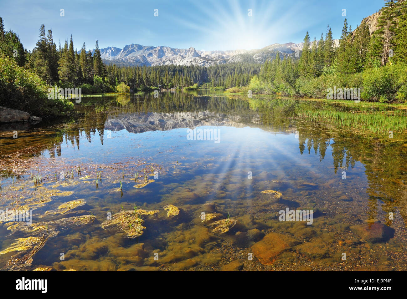 The magnificent mountain lake Stock Photo - Alamy
