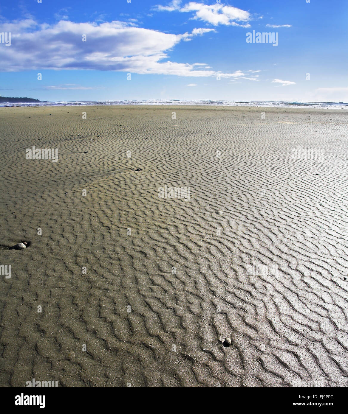 Sandy shallow on a beach Stock Photo - Alamy