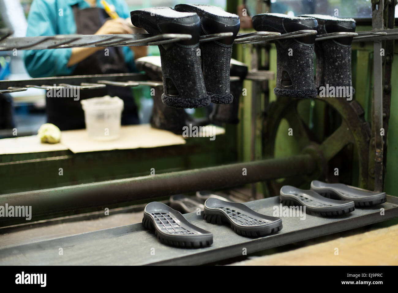 Footwear manufacturing hi-res stock photography and images - Alamy
