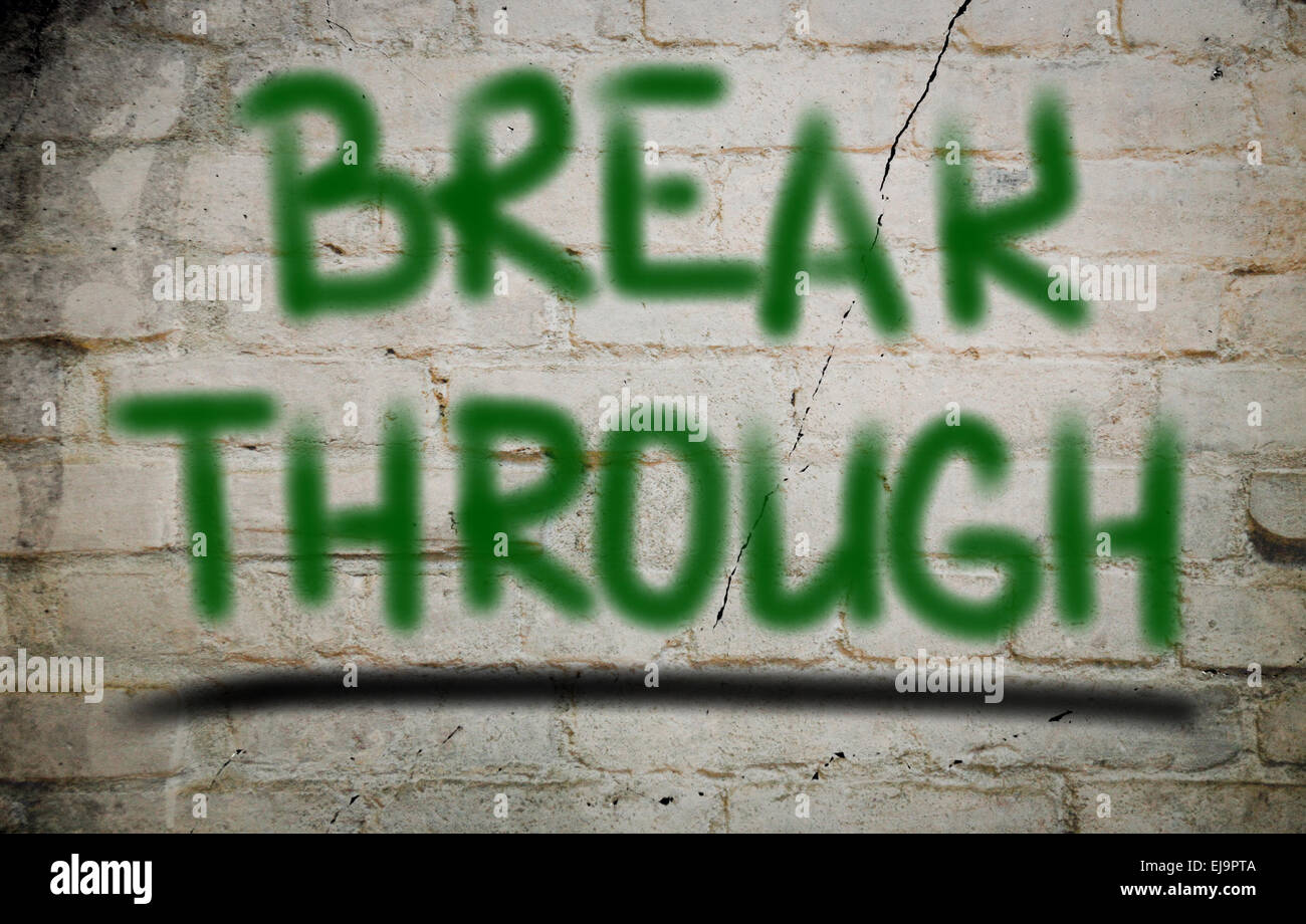 Break through hi-res stock photography and images - Alamy