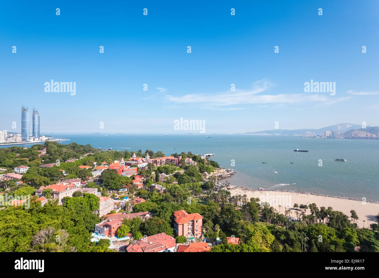 beautiful gulangyu island in xiamen Stock Photo - Alamy