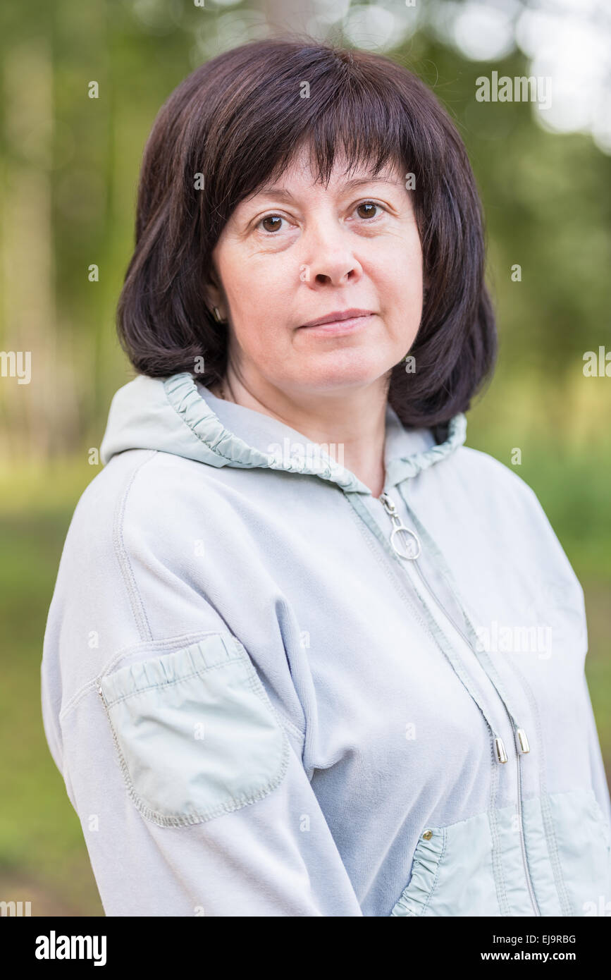 Only a middle aged woman hi-res stock photography and images - Alamy