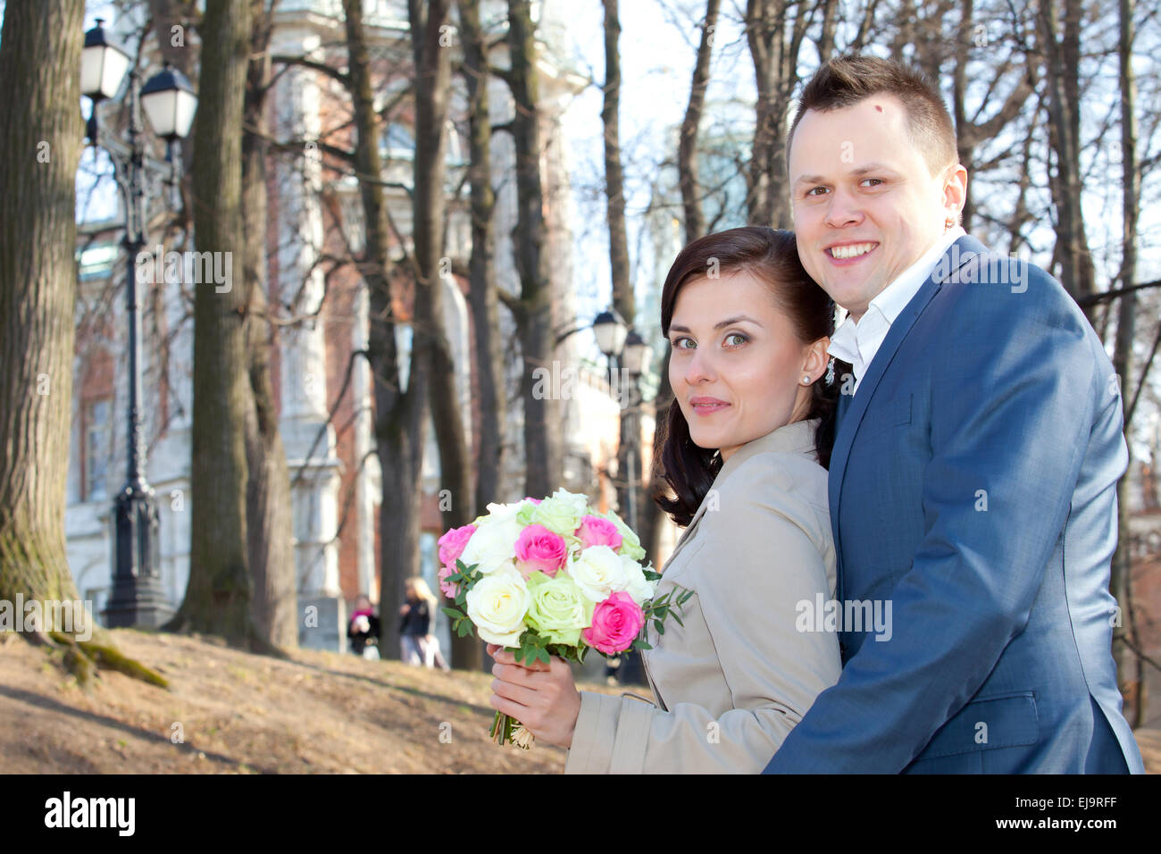 groom and bride Stock Photo - Alamy