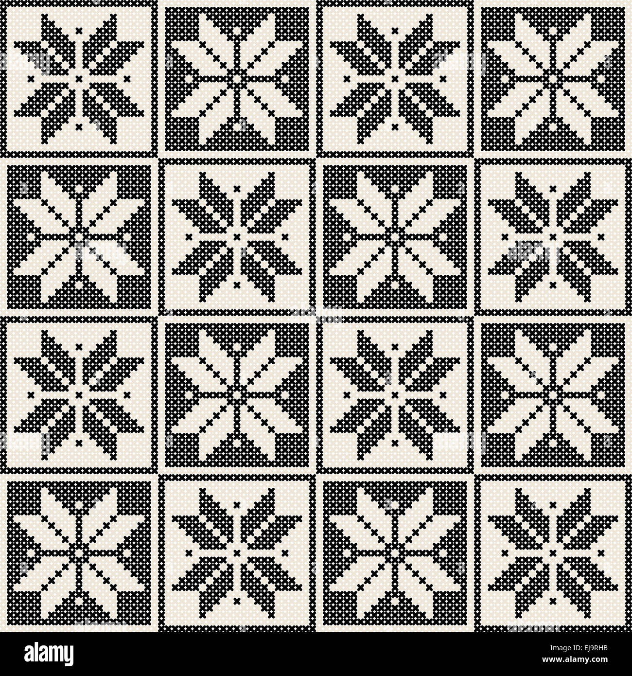 Seamless knit pattern Stock Photo - Alamy