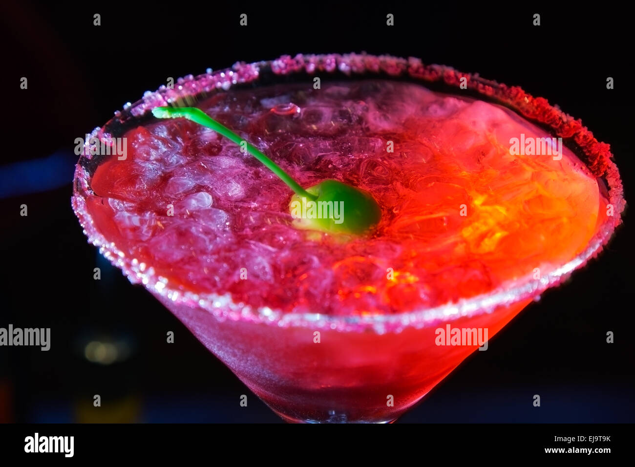 alcohol drinks on bar. cocktail Stock Photo - Alamy
