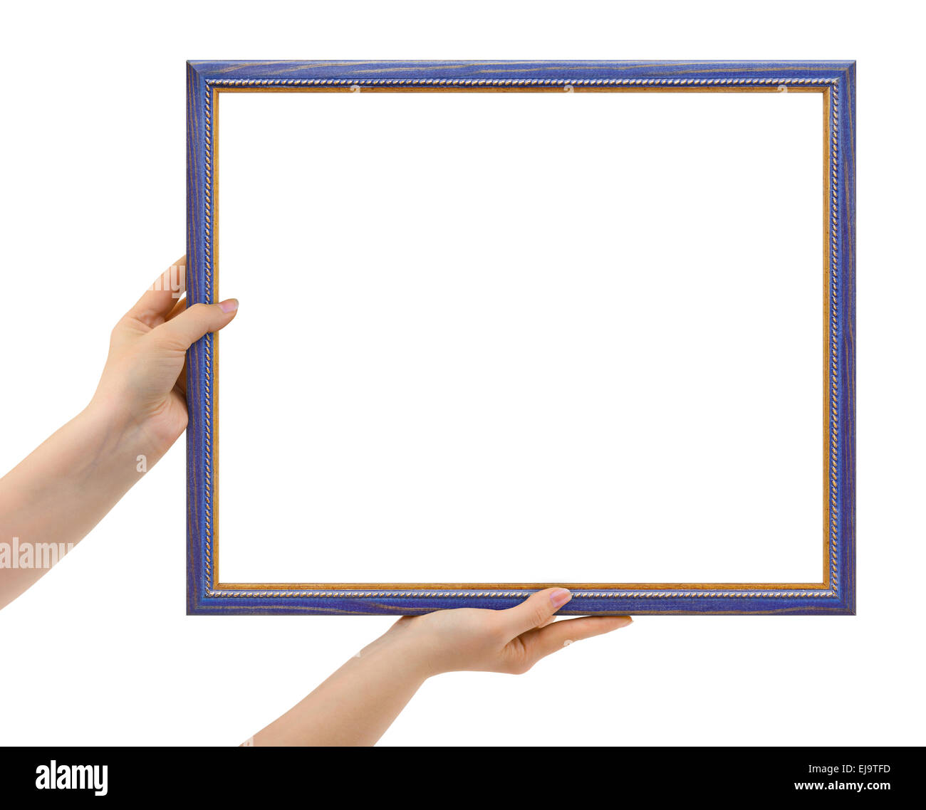 Frame in hands Stock Photo - Alamy
