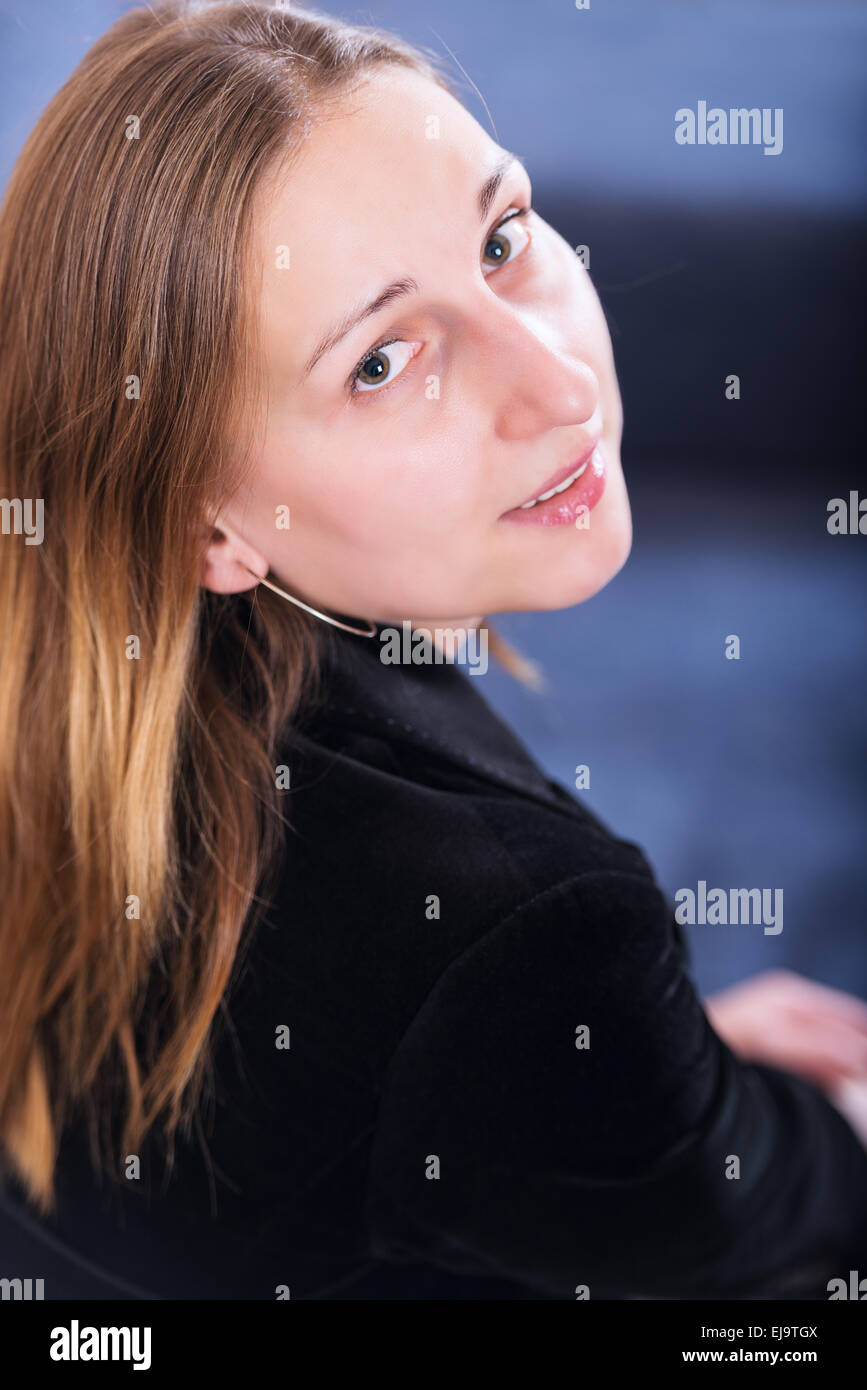 Portrait woman studio shot hi-res stock photography and images - Alamy