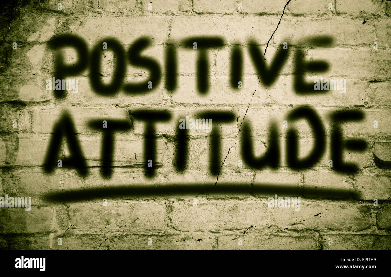 Positive Attitude Concept Stock Photo - Alamy