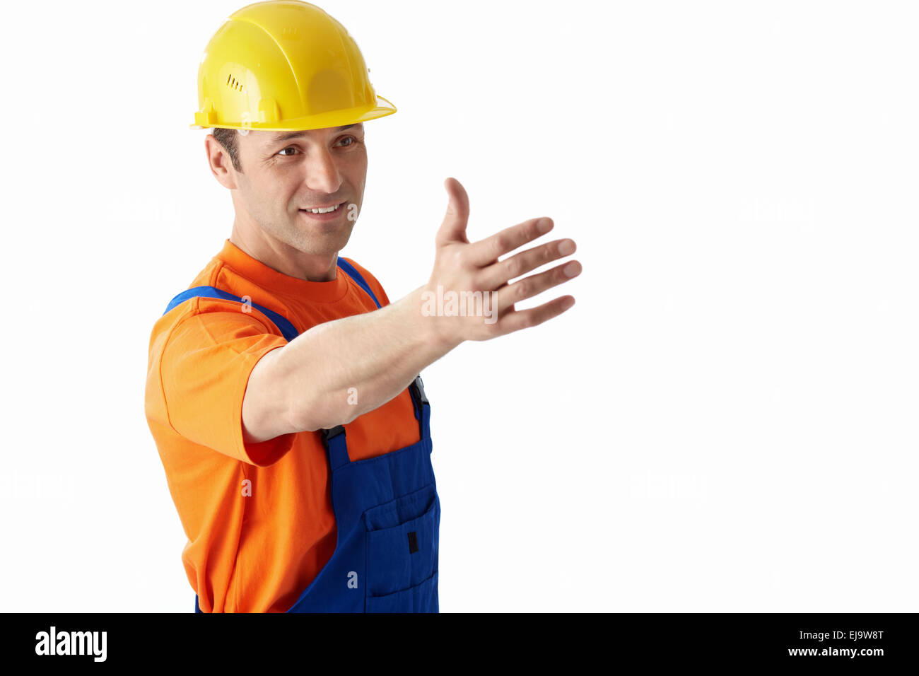 Builder Cut Out Stock Images & Pictures - Alamy