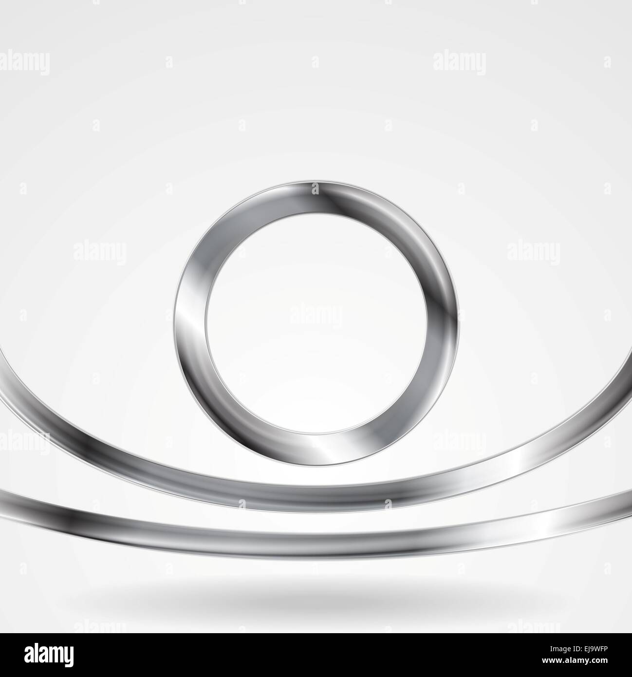 Tech silver metal shape background Stock Photo - Alamy