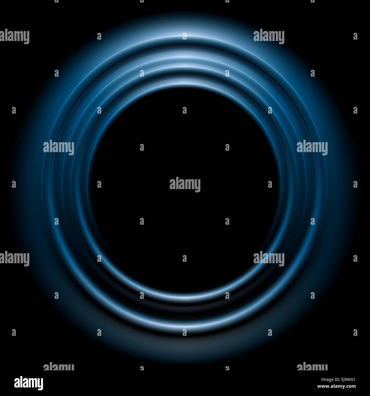 Blue shiny circle logo design Stock Photo - Alamy