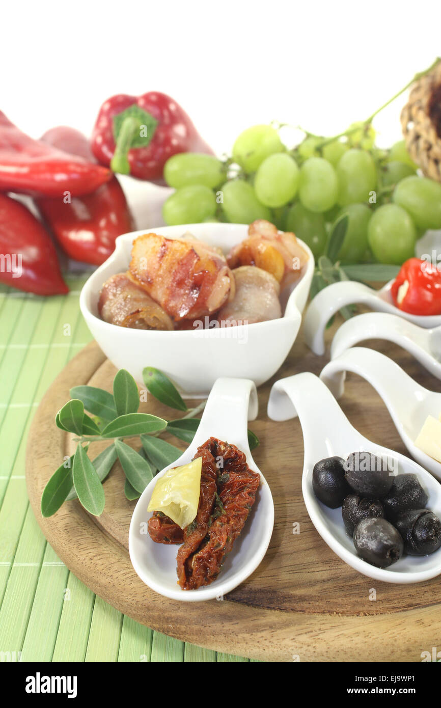 Tapas cheese bacon hi-res stock photography and images - Alamy