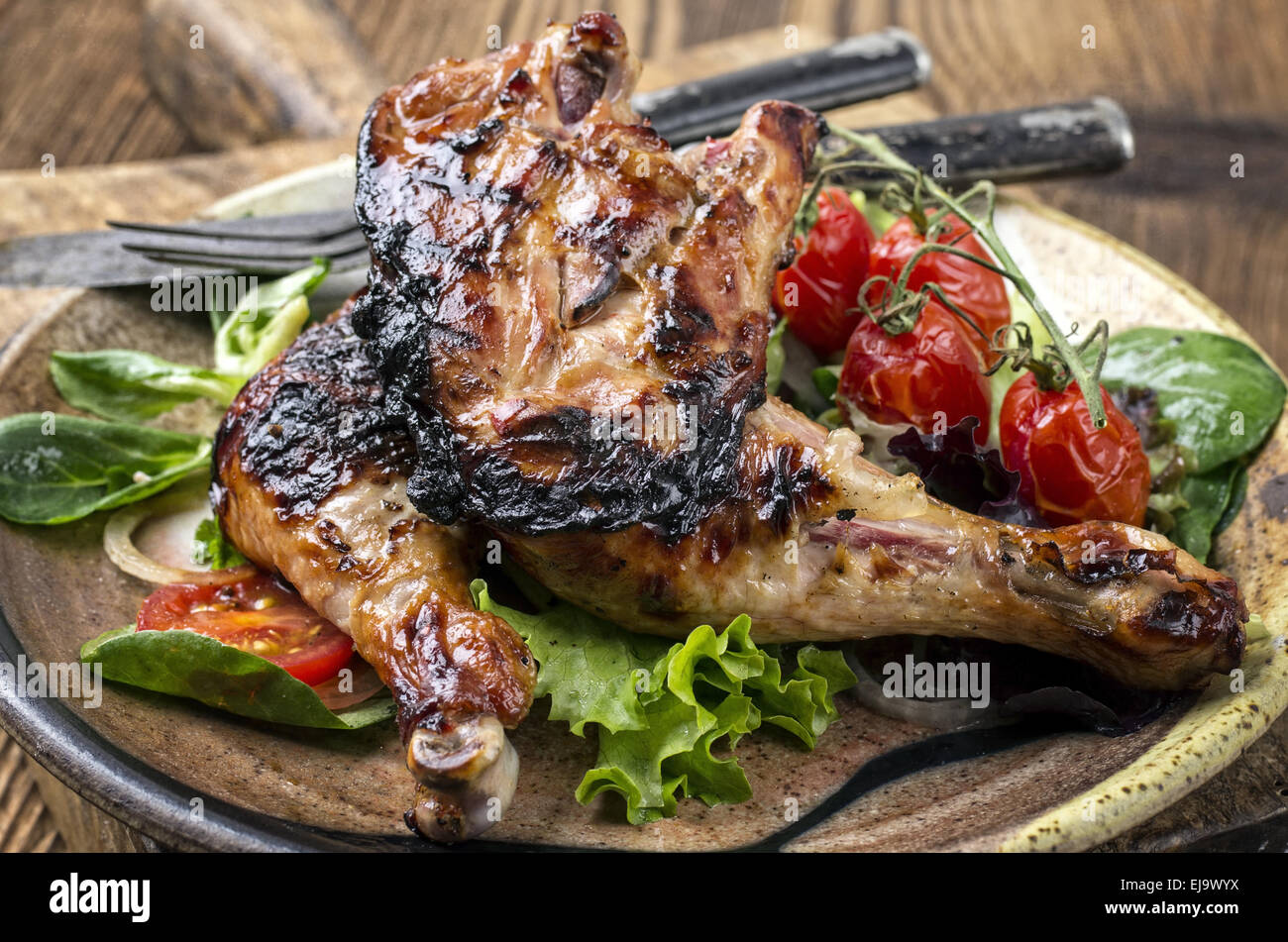 Country roast chicken hi-res stock photography and images - Alamy