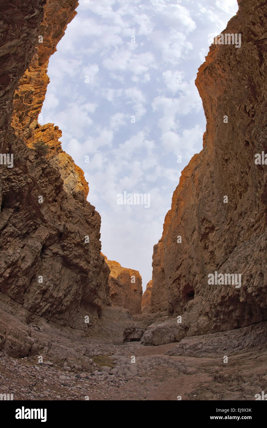 The narrow canyon Stock Photo - Alamy