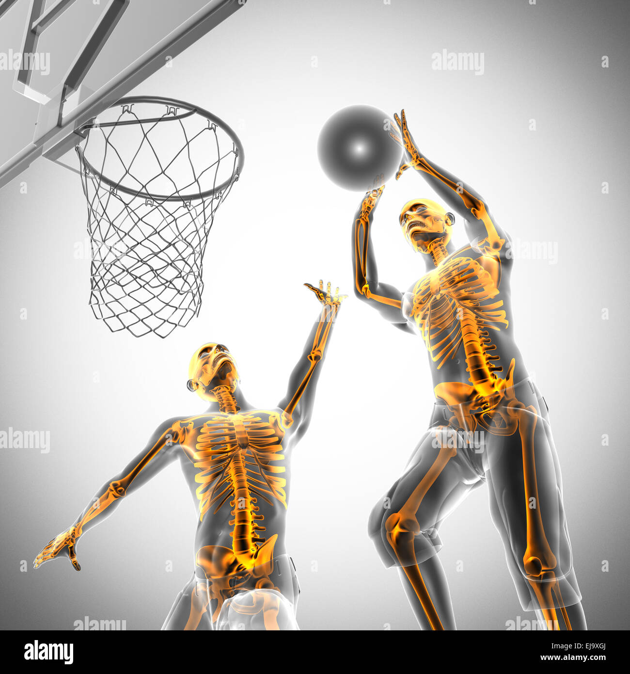 basketball game player radiography image Stock Photo - Alamy