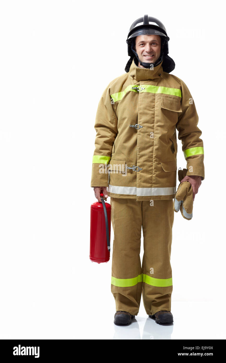 Firefighter Cut Out Stock Images & Pictures - Alamy
