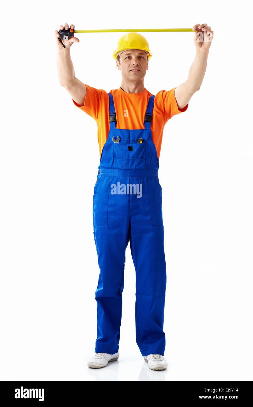 Builder Cut Out Stock Images & Pictures - Alamy