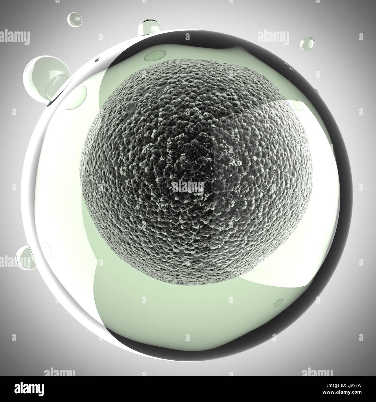 A micro cell scientific illustration Stock Photo - Alamy