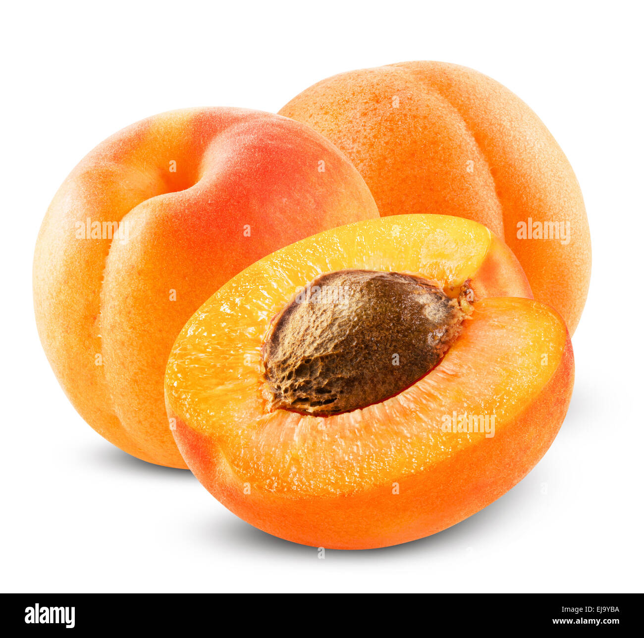 Apricot fresh Cut Out Stock Images & Pictures - Alamy