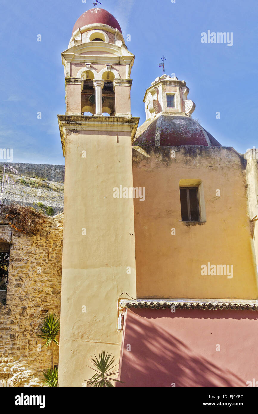 Small Greek Orthodox Church Corfu Greece Stock Photo - Alamy