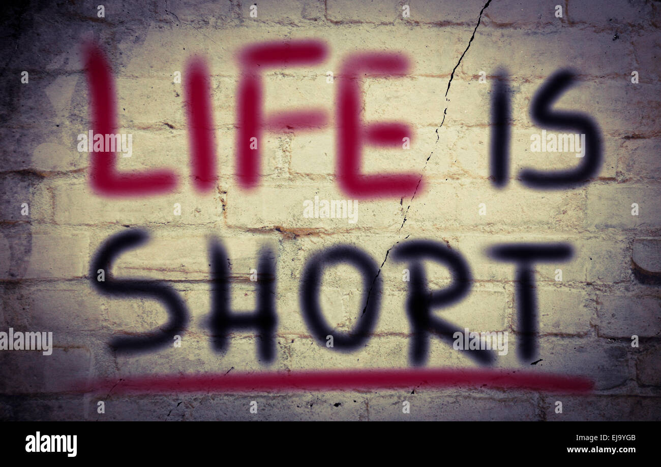 Life Is Short Concept Stock Photo - Alamy Life Is Short Concept Stock Photo - Alamy