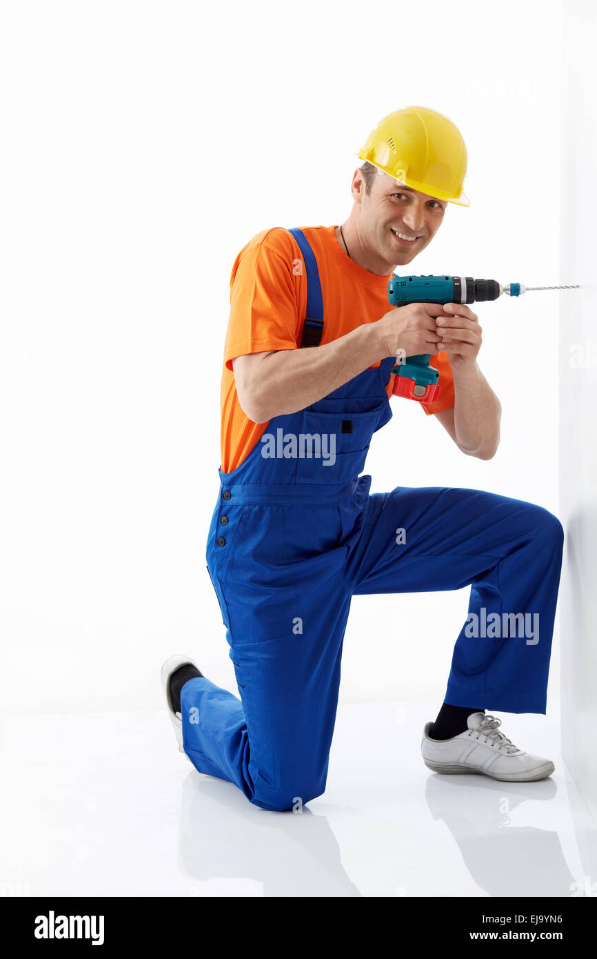 Adult builder hi-res stock photography and images - Alamy