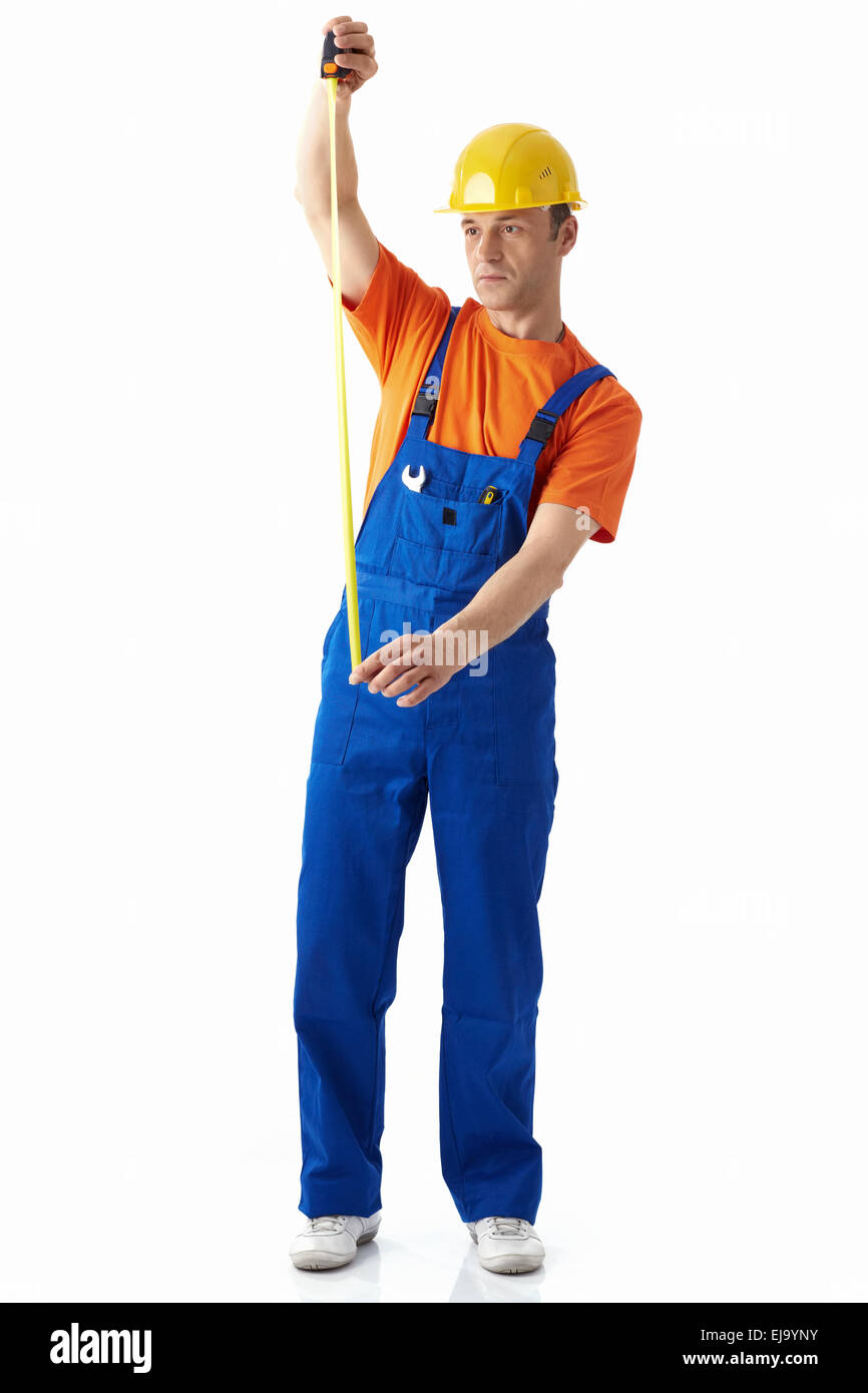 Builder Cut Out Stock Images & Pictures - Alamy