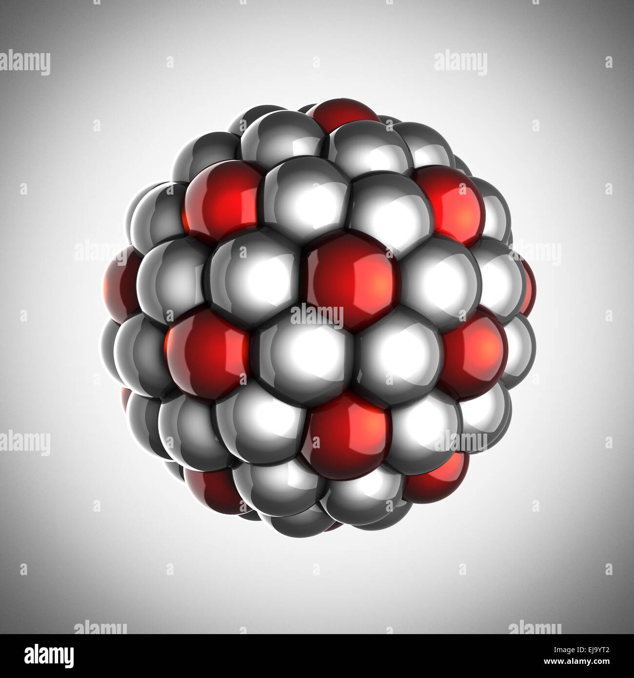 A single atom scientific illustration Stock Photo - Alamy