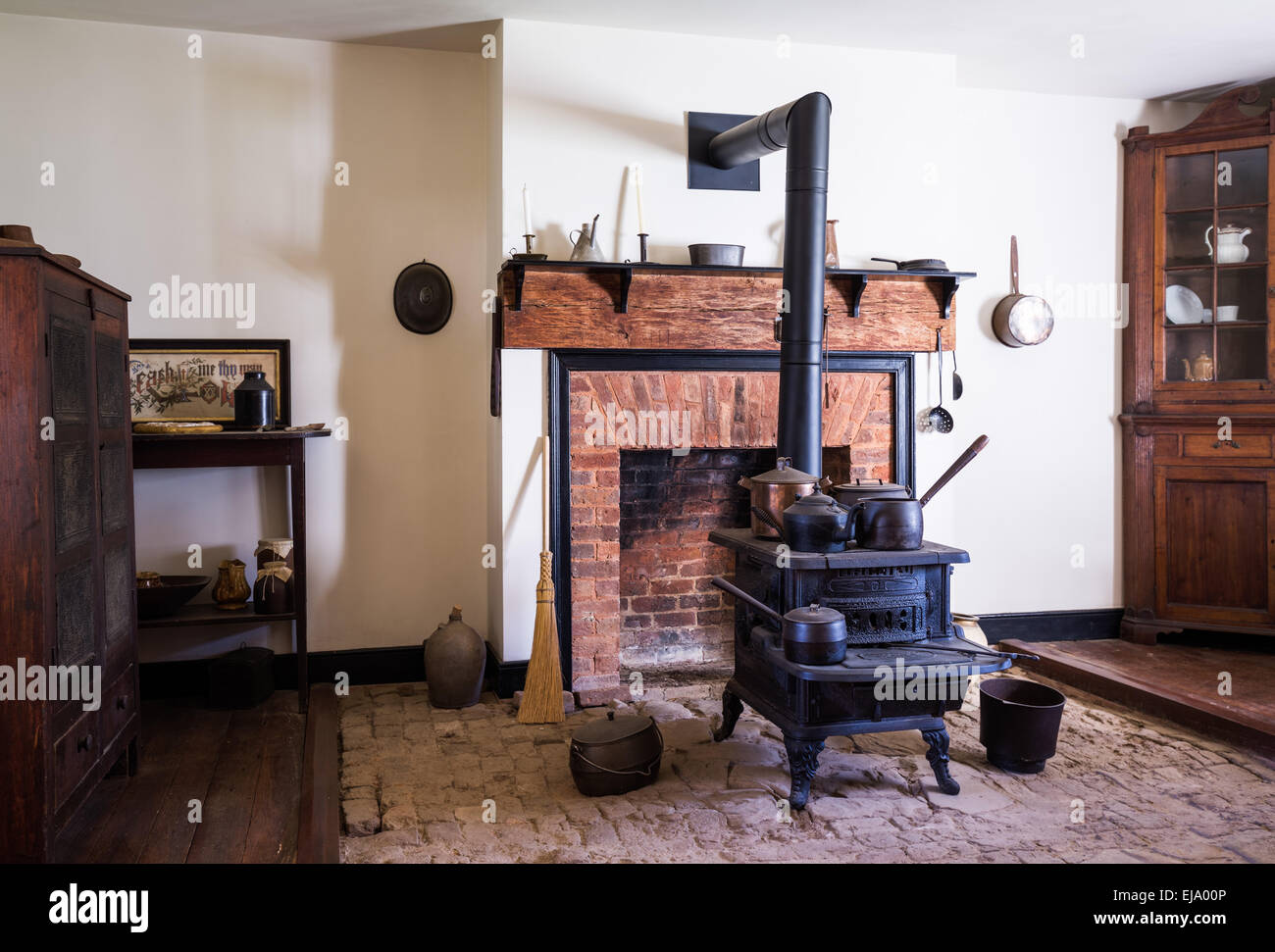 Interior of McLean House Appomattox Stock Photo - Alamy