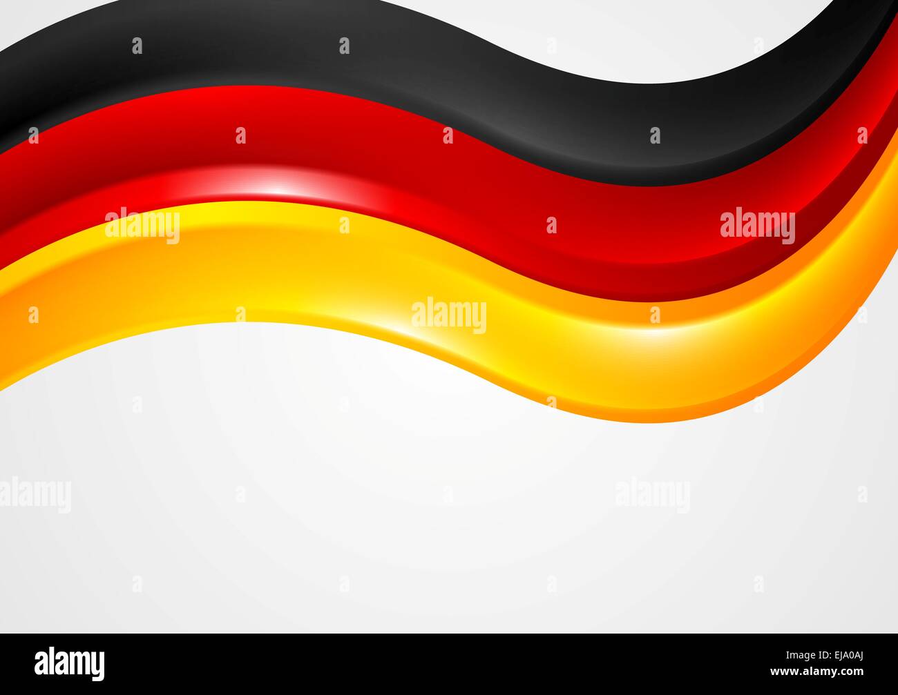 Wavy German colors background. Flag design Stock Photo - Alamy