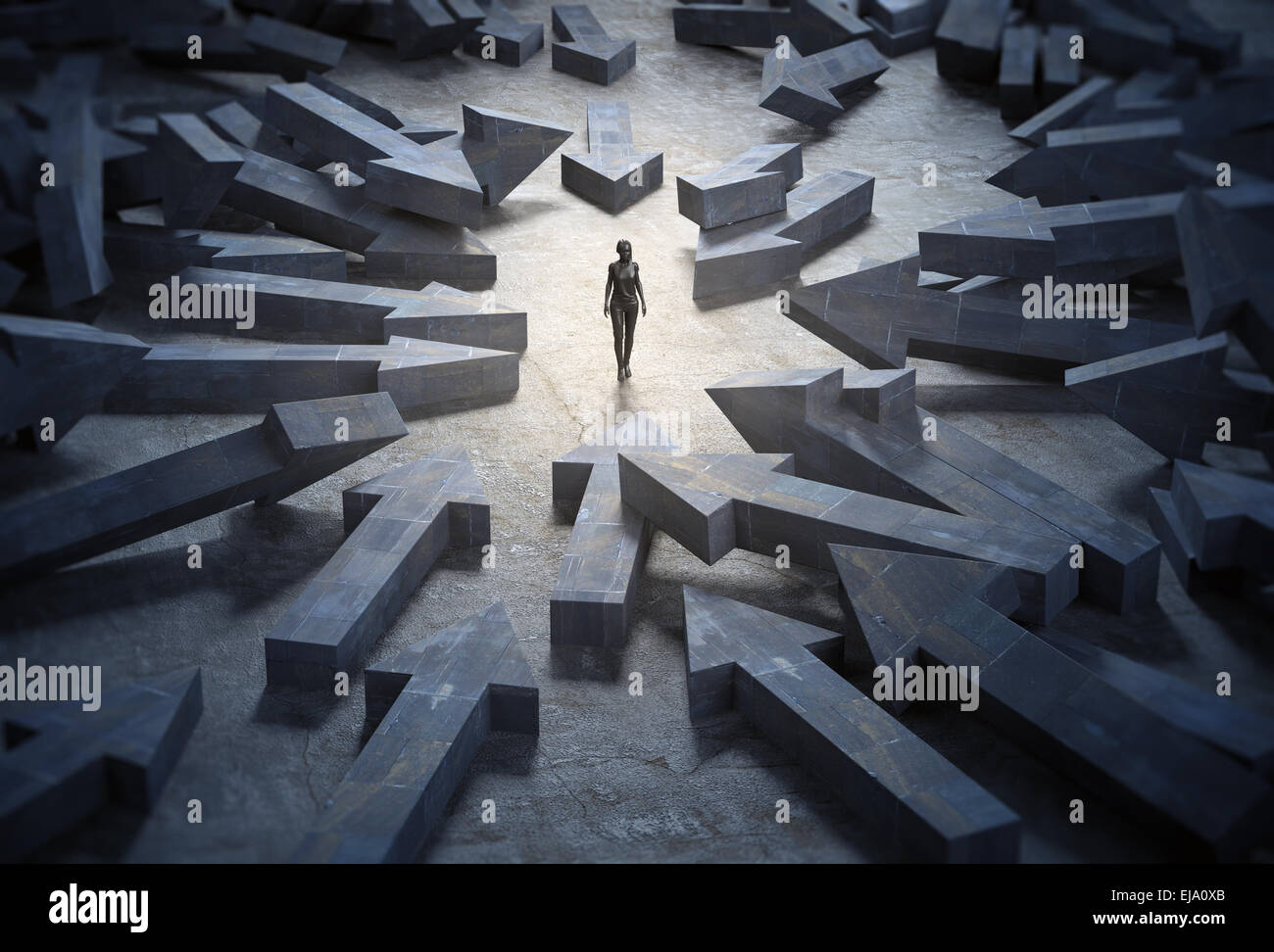 Individual symbol arrow hi-res stock photography and images - Alamy