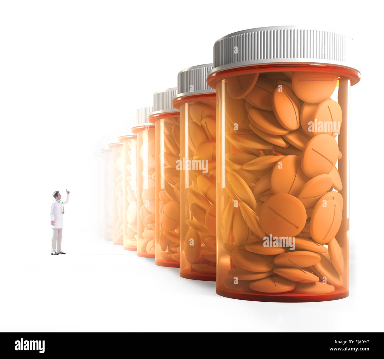 Doctor with orange hi-res stock photography and images - Alamy