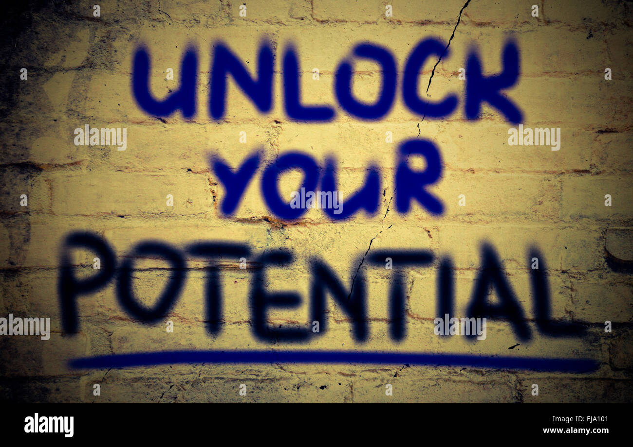 Unlock Your Potential Concept Stock Photo - Alamy