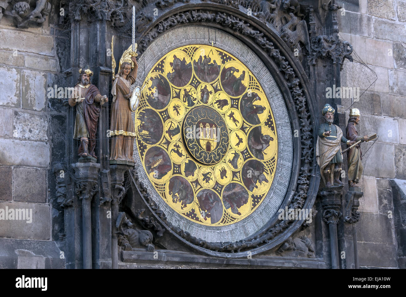 Astronomical clock calendar Stock Photo - Alamy