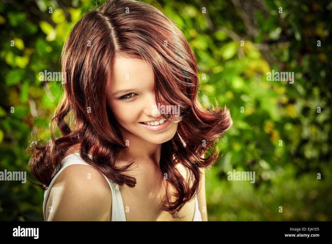 Smart face girl hi-res stock photography and images - Alamy