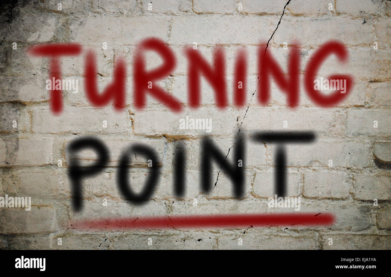 Turning Point Concept Stock Photo - Alamy