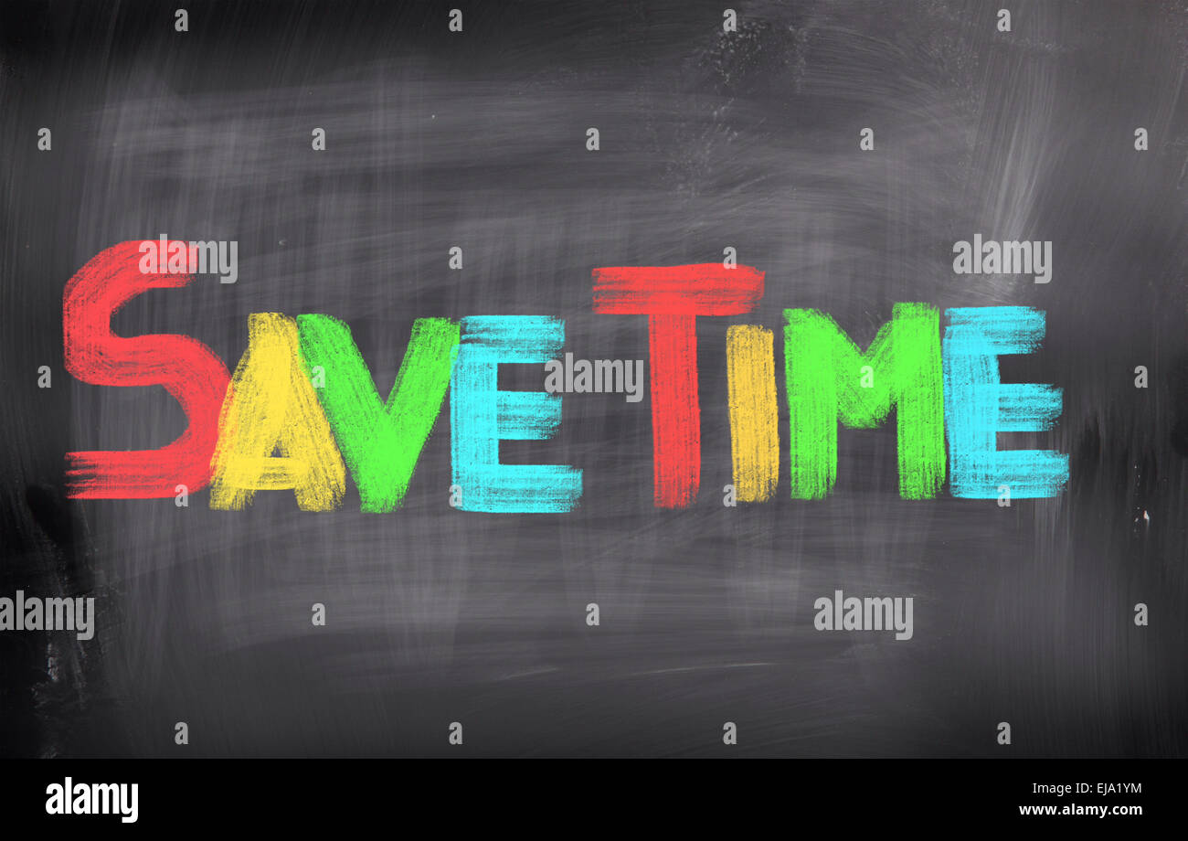 Save Time Concept Stock Photo - Alamy
