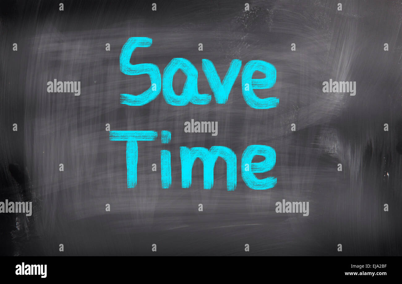 Save Time Concept Stock Photo - Alamy