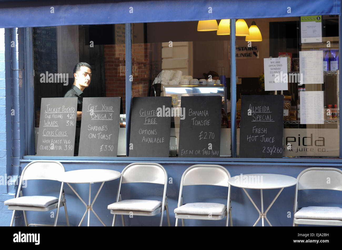 Leicester Cafe Stock Photo - Alamy