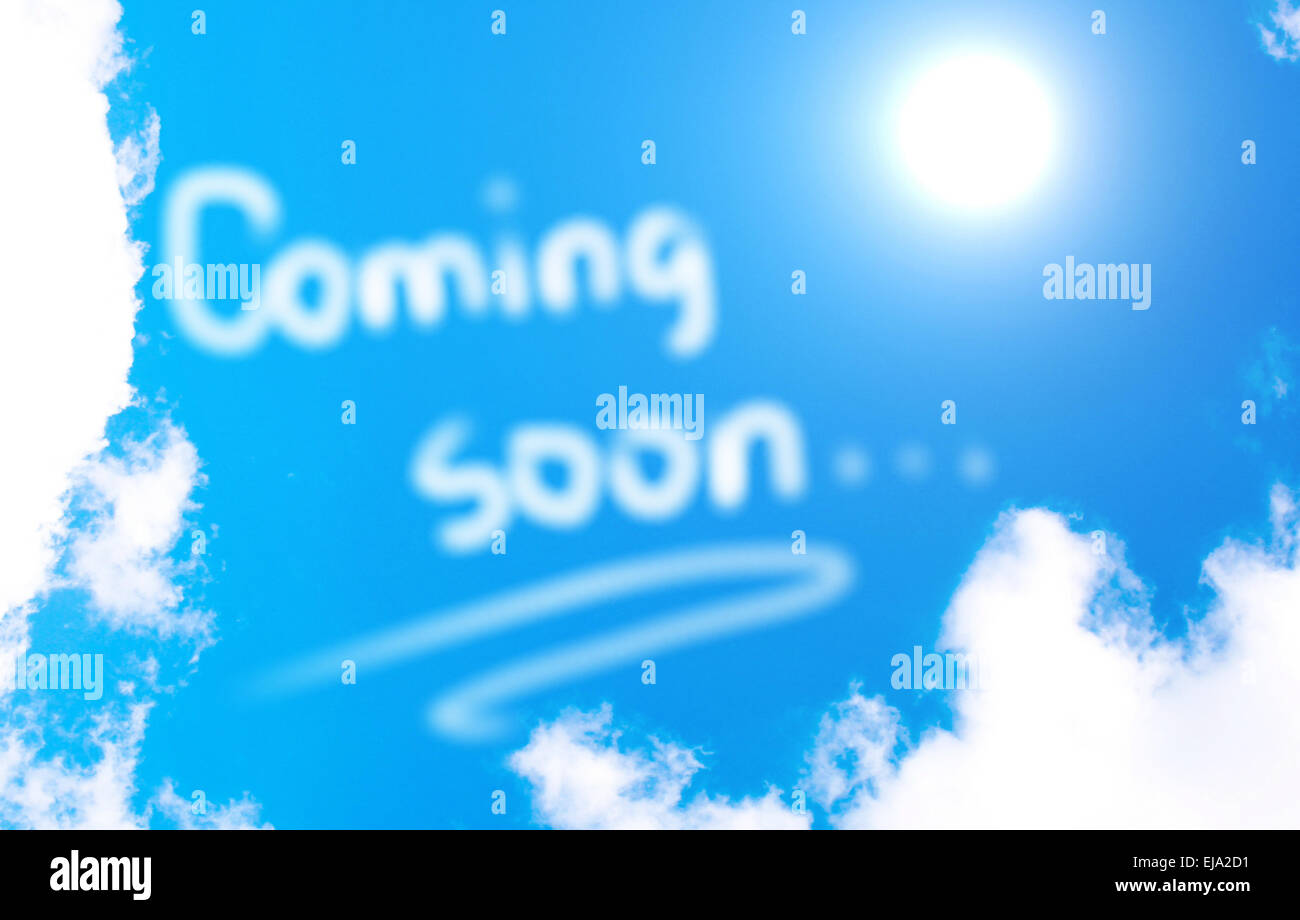 Coming Soon Concept Stock Photo - Alamy