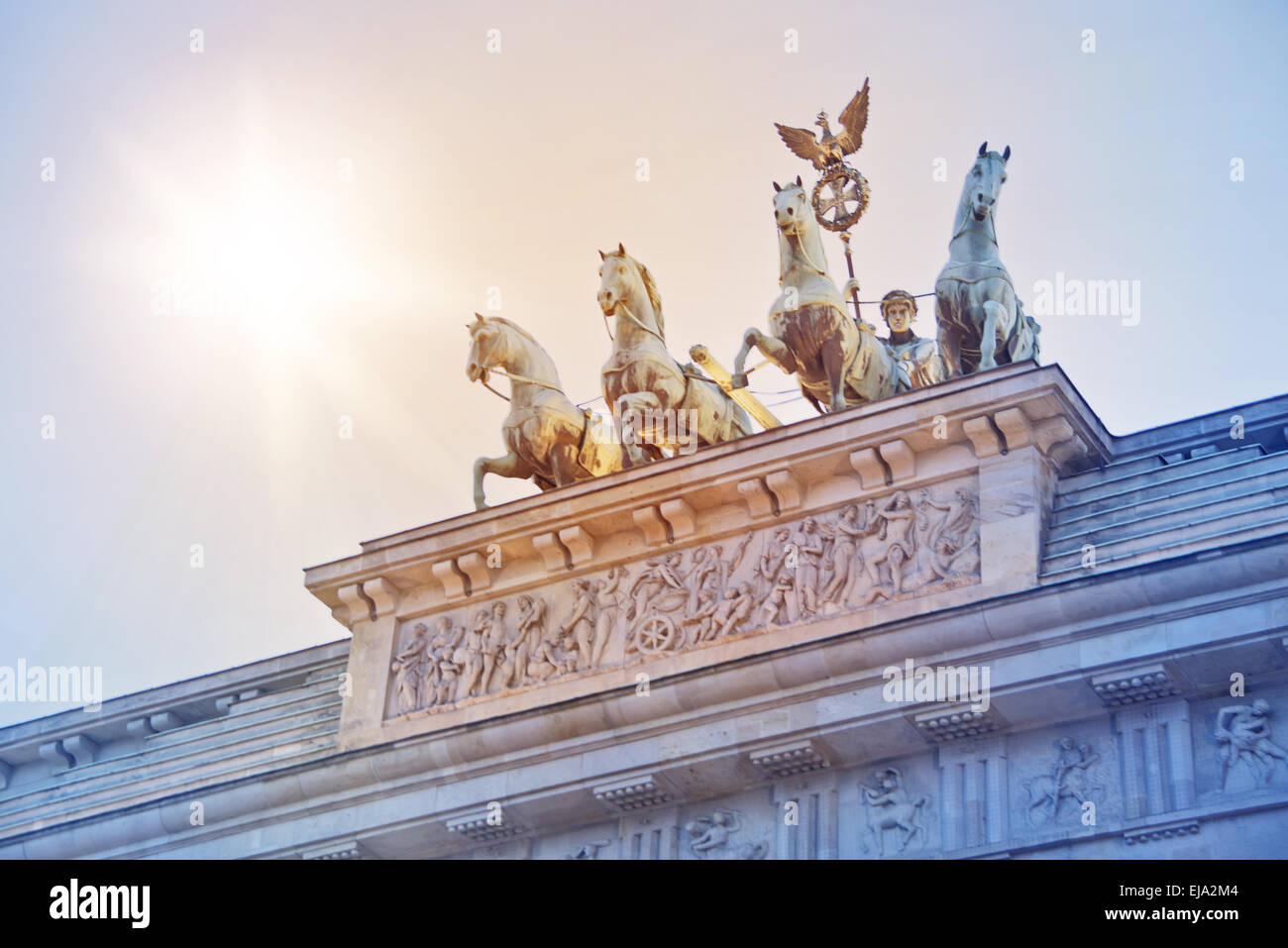 Blue quadriga hi-res stock photography and images - Alamy