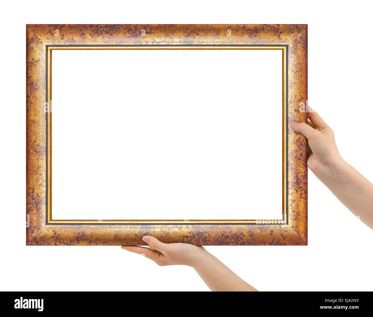 Frame in hands Stock Photo - Alamy
