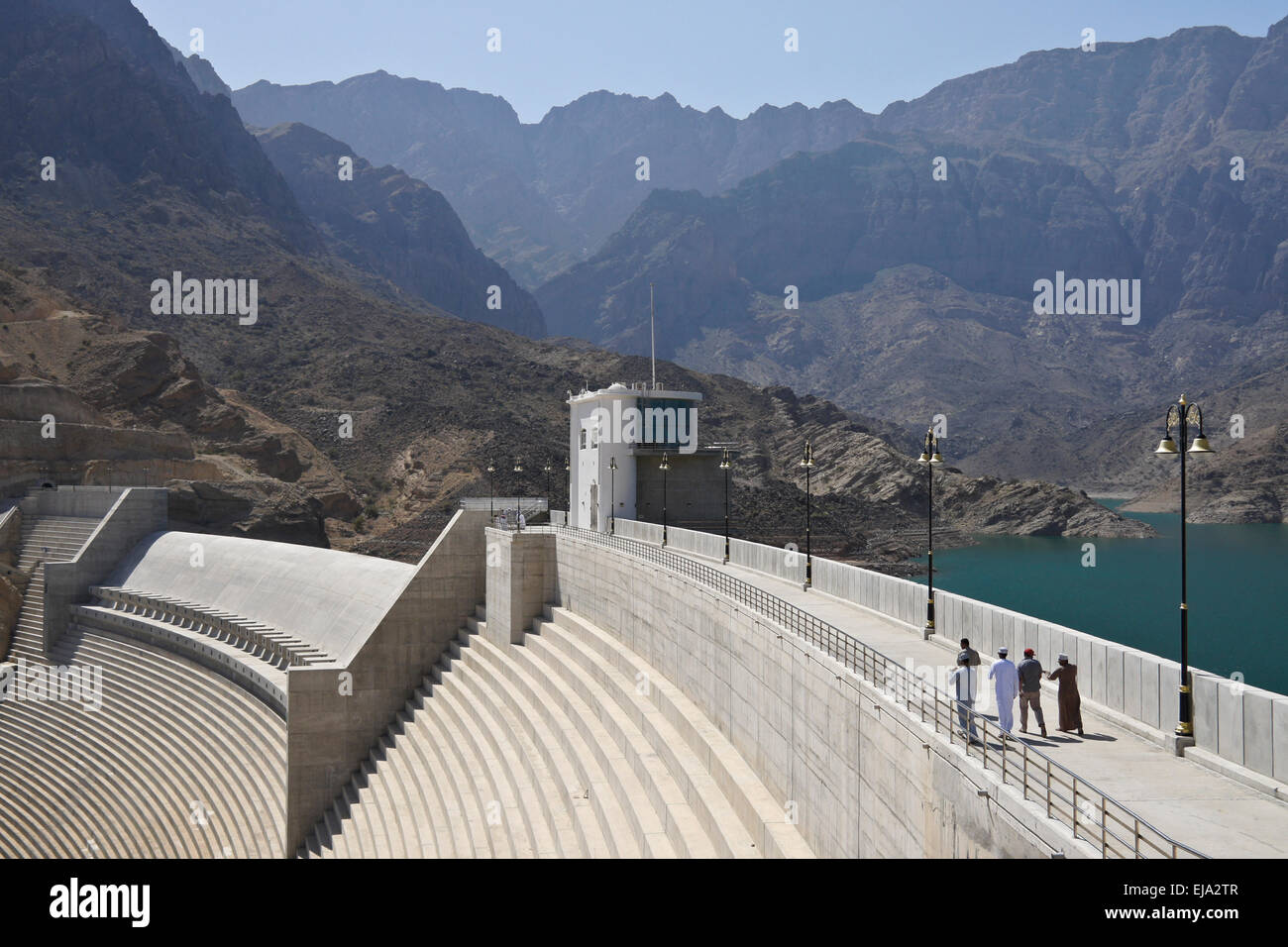 Wadi Dayqah Dam, Oman Stock Photo - Alamy