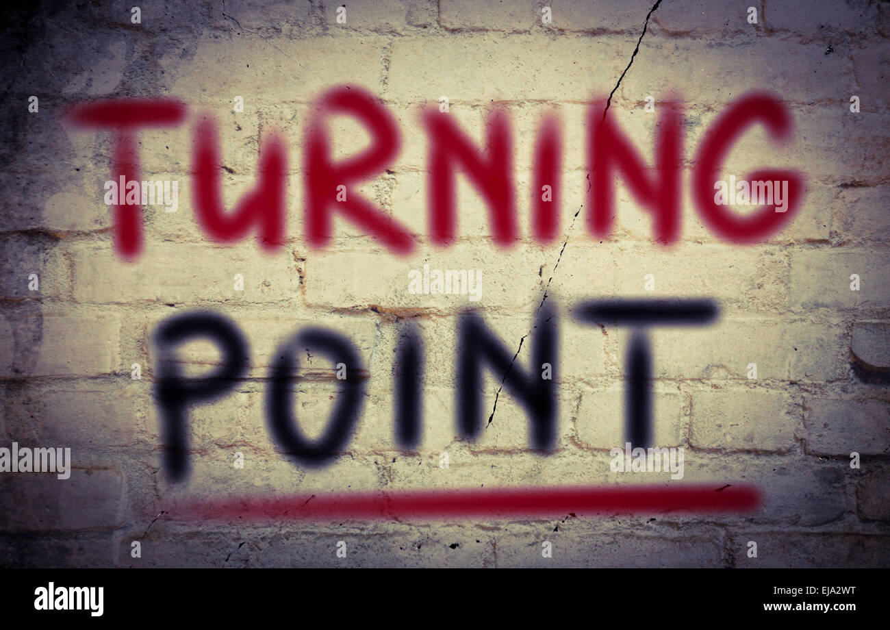 Turning Point Concept Stock Photo - Alamy