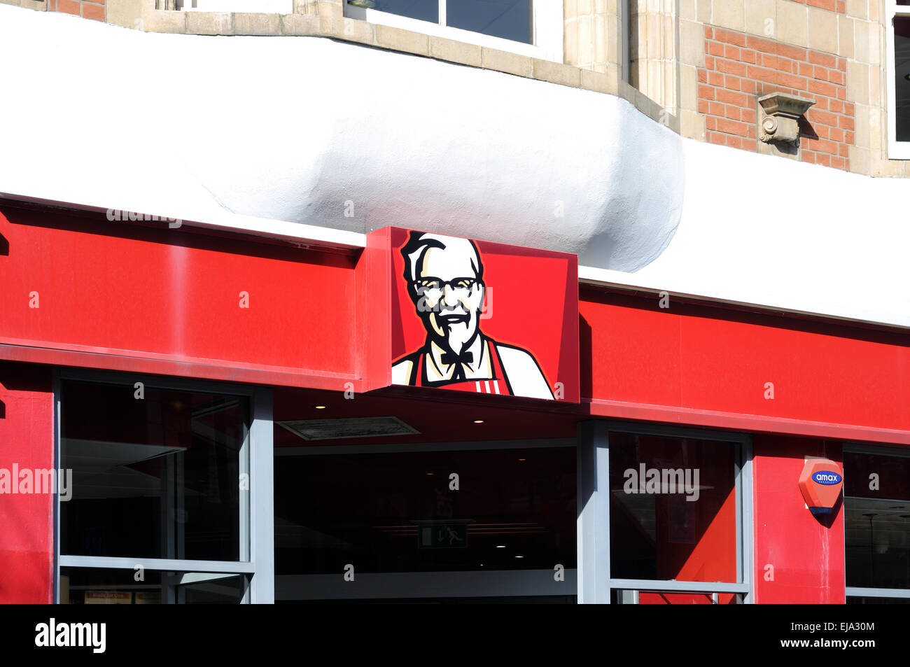 Kentucky Fried Chicken Fast Food Restaurant ,Leicester City Center ...