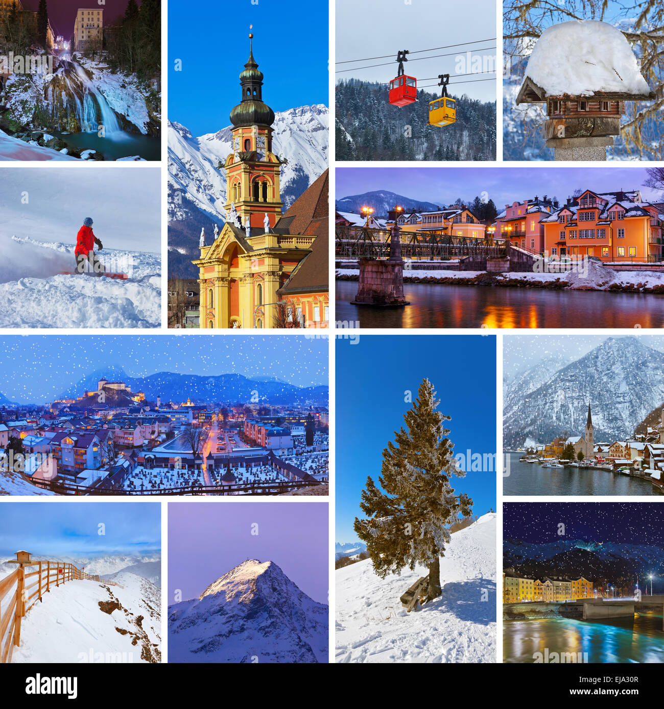 Collage of Austria images Stock Photo - Alamy