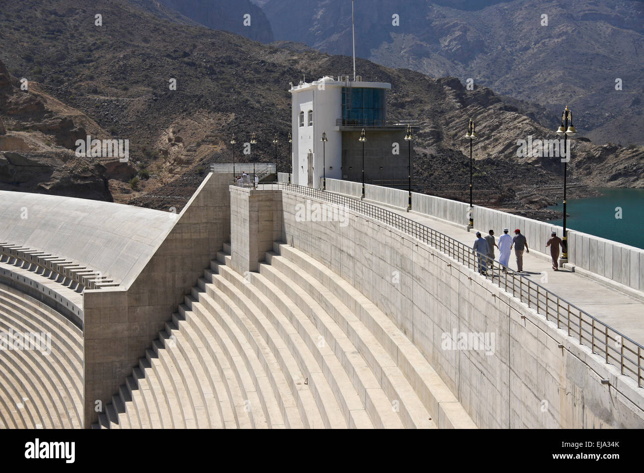 Wadi Dayqah Dam, Oman Stock Photo - Alamy