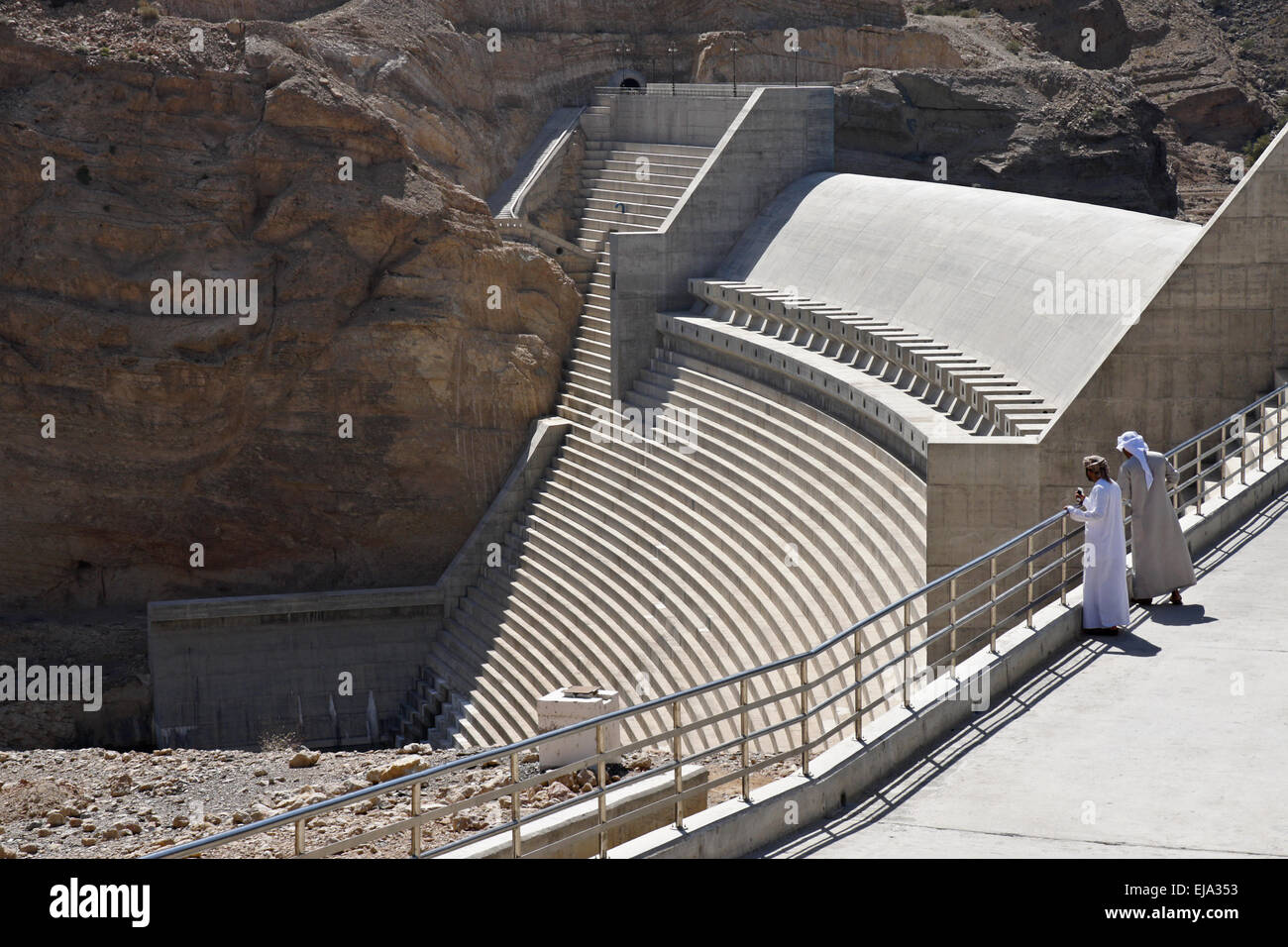 Wadi Dayqah Dam, Oman Stock Photo - Alamy